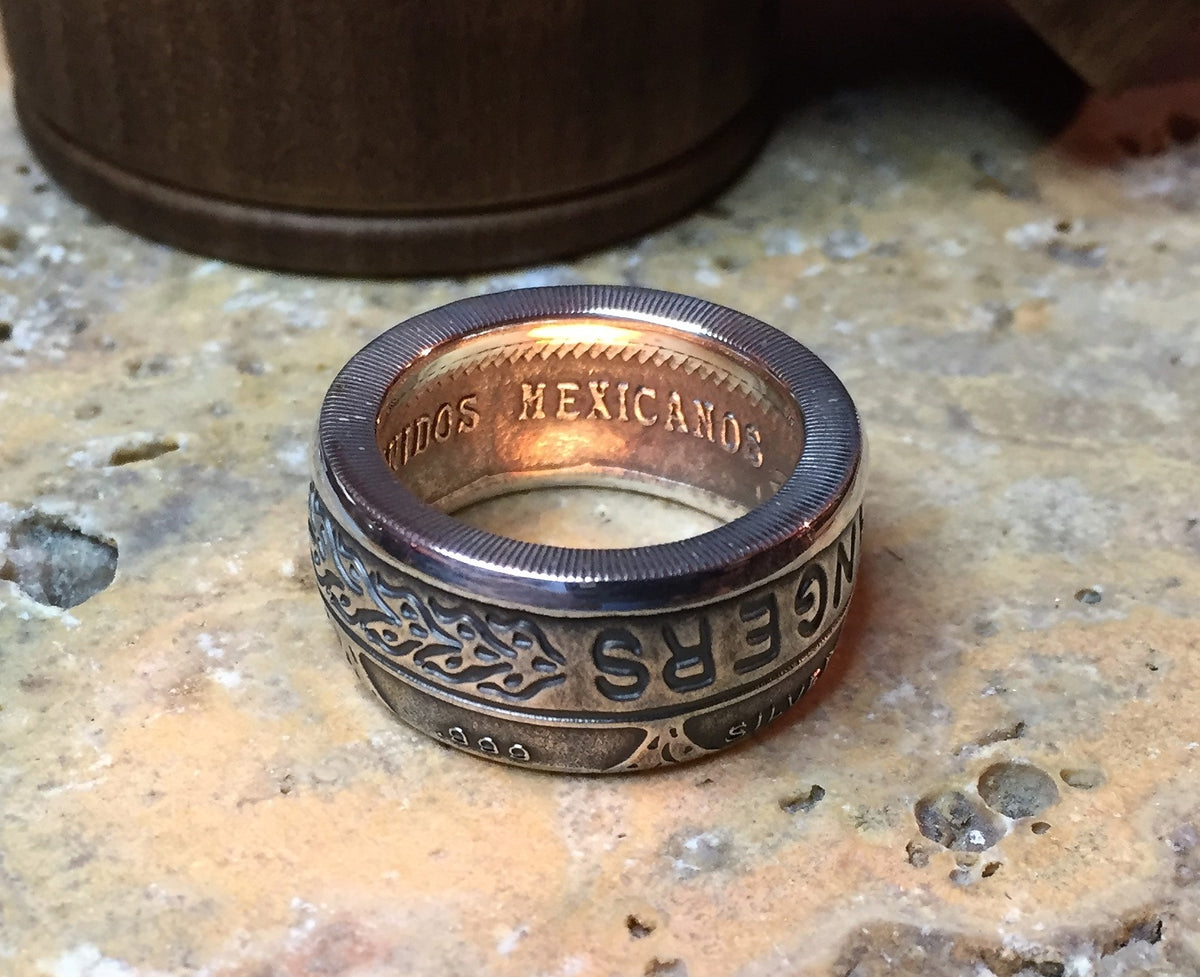 Sold Out *** Replica Texas Rangers Cinco Peso Badge Coin Ring *** Sold ...